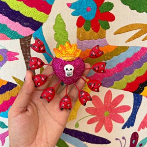Mexican Devil Art Mexican Folk Art Mexican Sacred Wall Art - Etsy