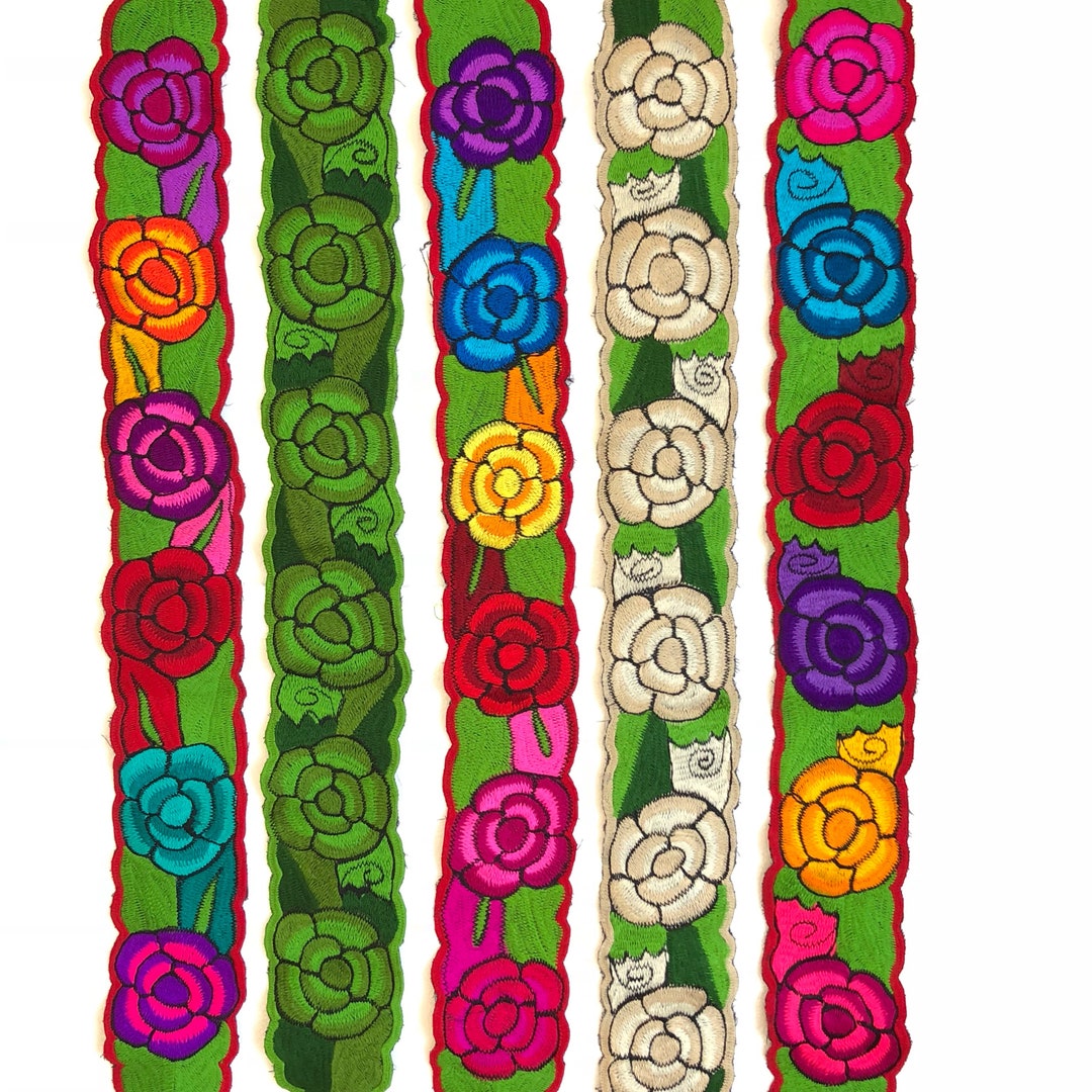 Mexican Belt, Mexican Embroidered Belt, Mexican Woven Belt - Etsy