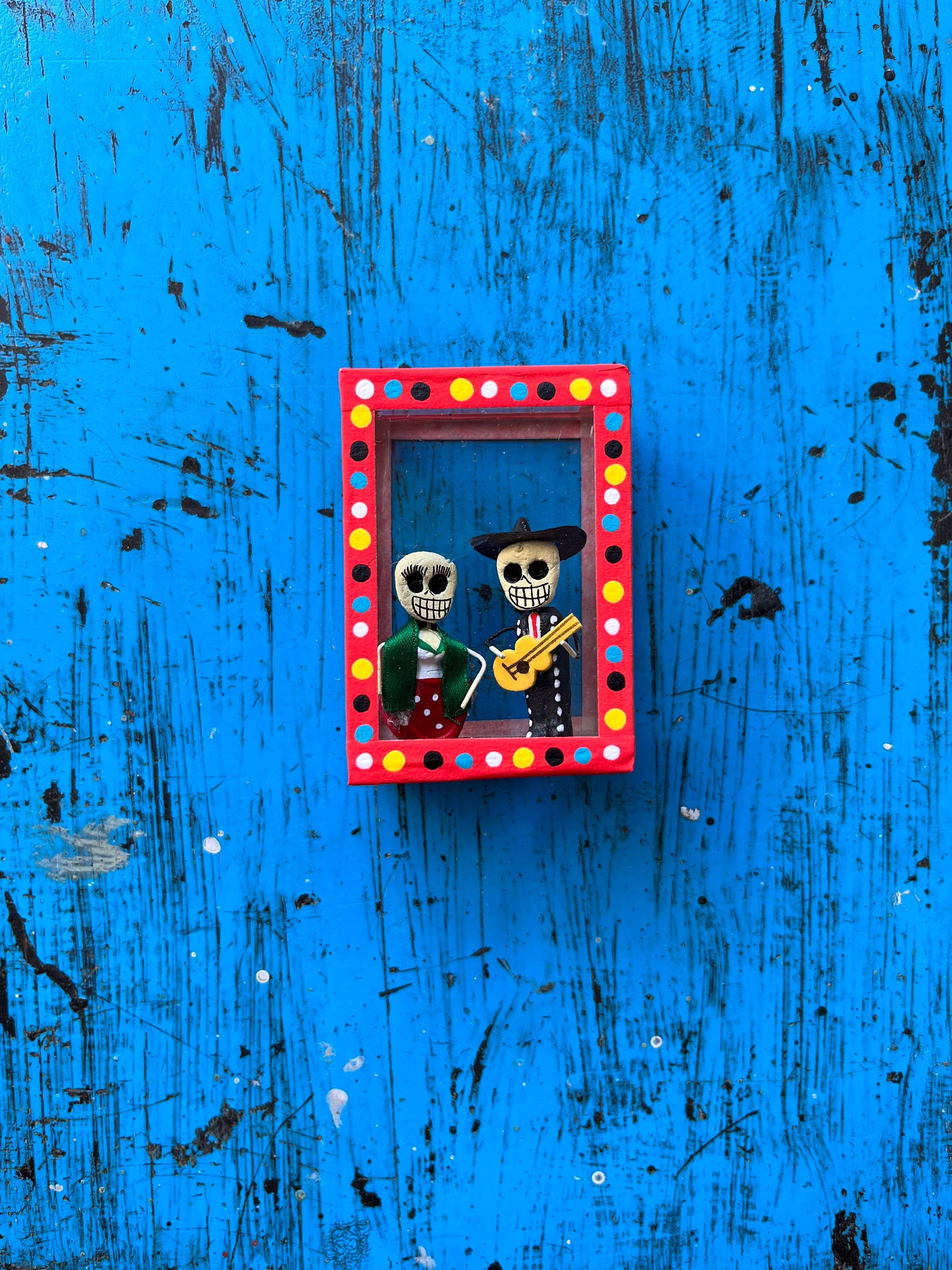 Mexican Shadow Box Mexican Folk Art Day of the Dead Art - Etsy