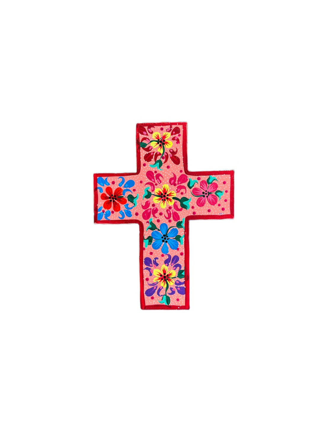 Mexican Wood Cross, Mexican Religious Art, Mexican Wall Decor - Etsy