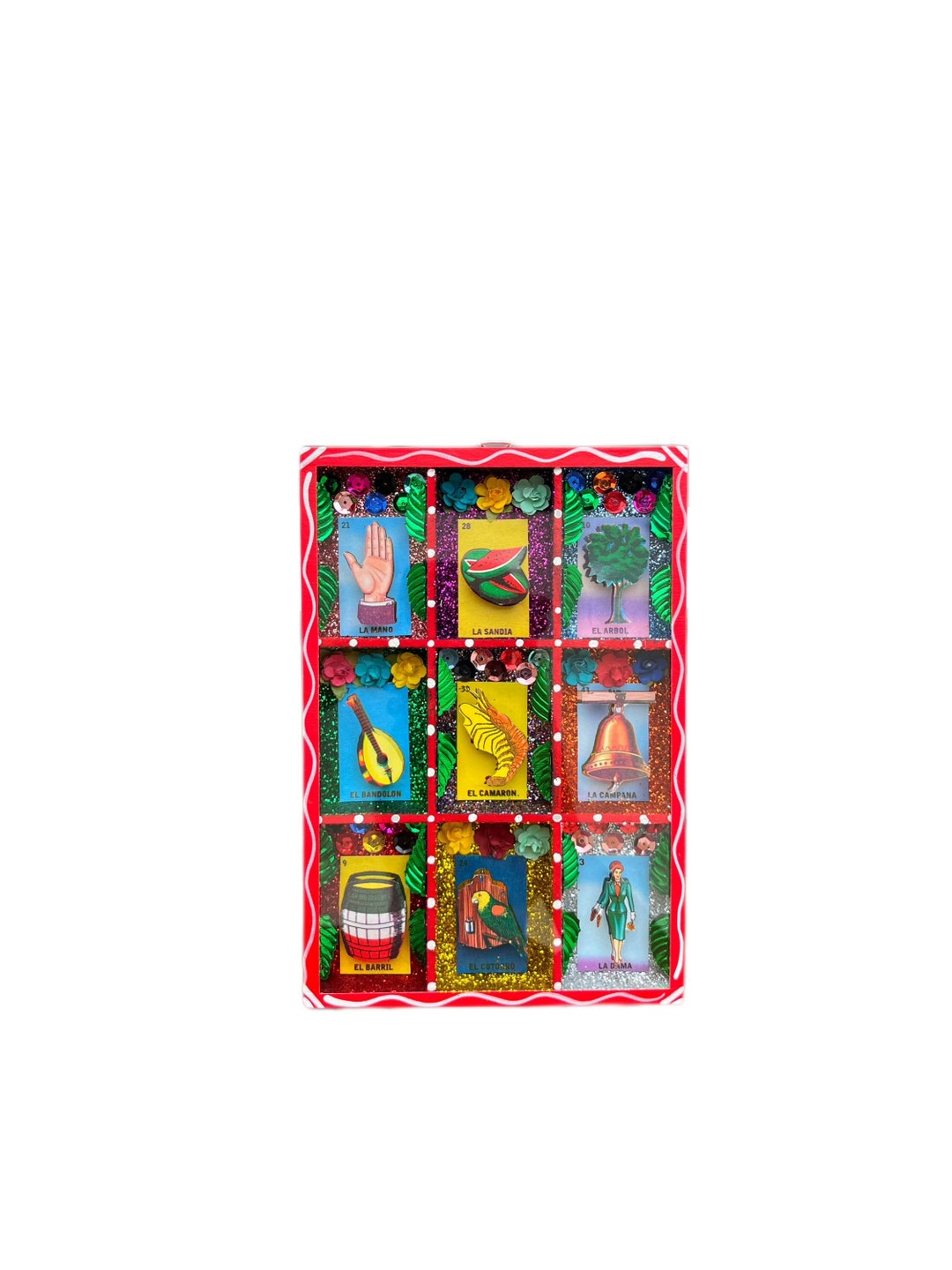 Loteria Nicho Mexican Shadow Box Loteria Art - Etsy