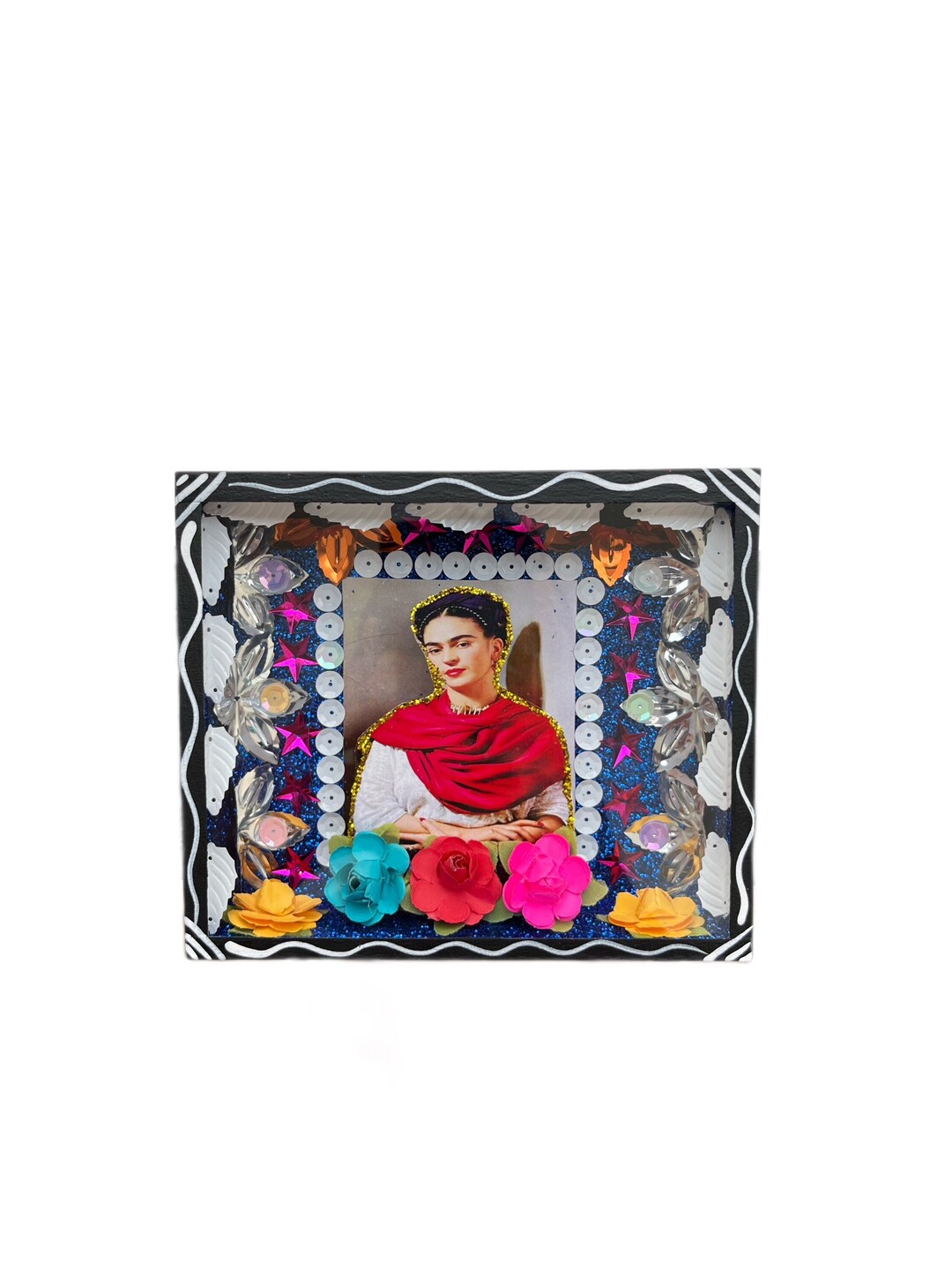 Mexican Shadow Box, Mexican Nicho, Mexican Wall Decor, Mexican Folk Art ...