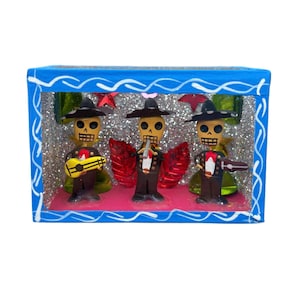 Mexican Shadow Box, Mexican Diorama, Mexican Folk Art, Day of the Dead ...