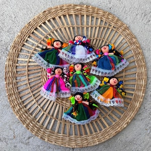 Mexican Doll Keychain, Mexican Keychain, Maria Doll - Etsy