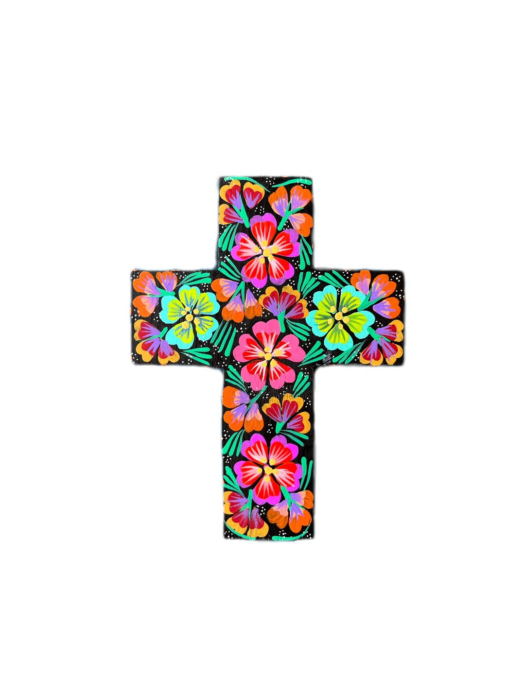 Mexican Wood Cross Mexican Religious Art Mexican Wall Decor - Etsy