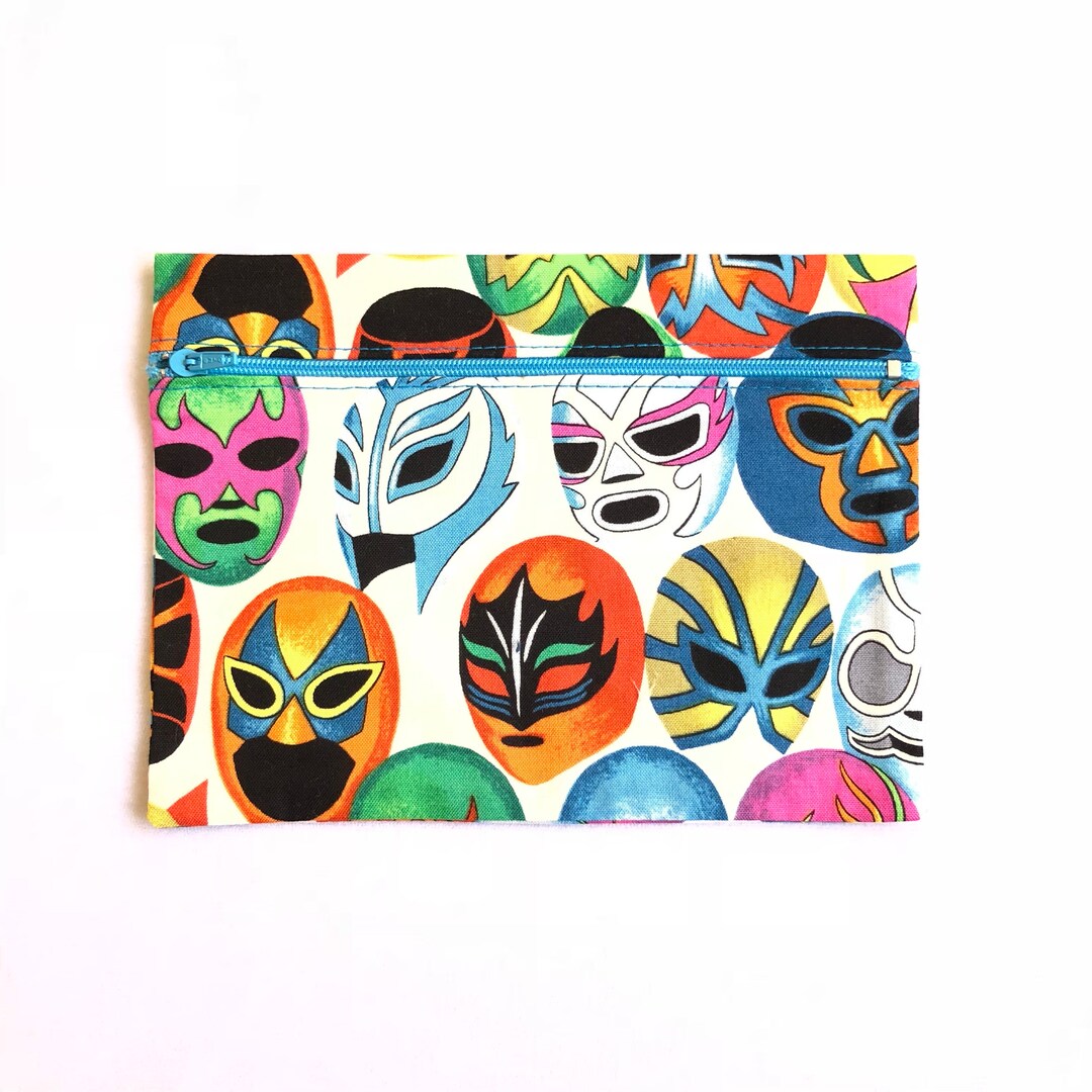 Lucha Libre Bag, Mexican Coin Purse, Mexican Zipper Pouch - Etsy