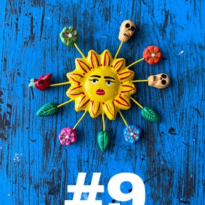 Mexican Sun Wall Art, Mexican Wall Art, Mexican Folk Art - Etsy