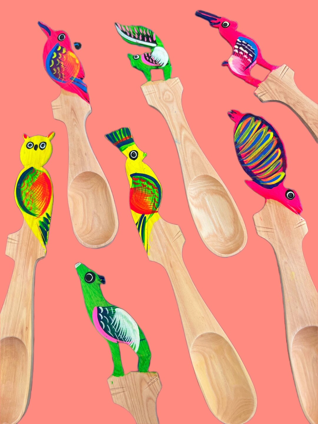 Salsa Spoon, Mexican Wooden Spoon, Jam Wooden Spoon - Etsy