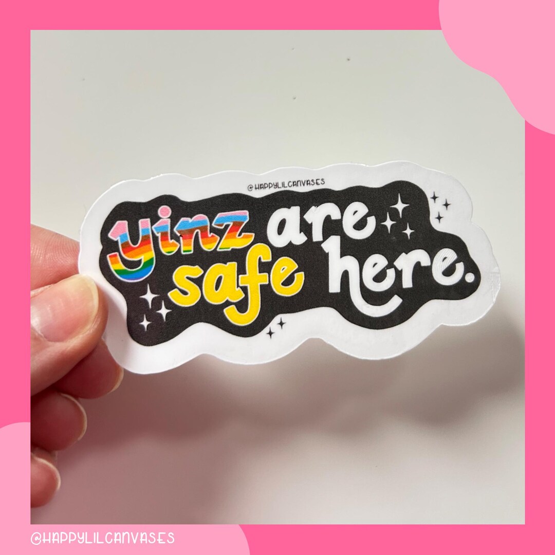 Yinz Are Safe Here Sticker, Inclusive Pittsburgh Sticker Art Decal ...