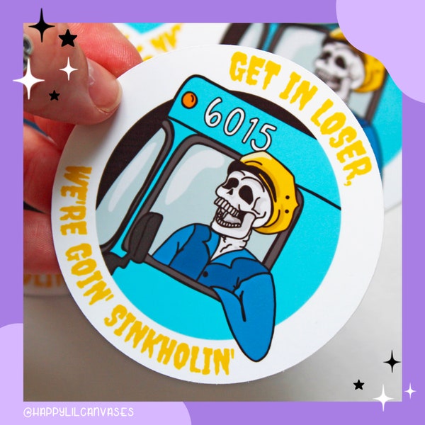 Pittsburgh Sinkhole Sticker - Etsy