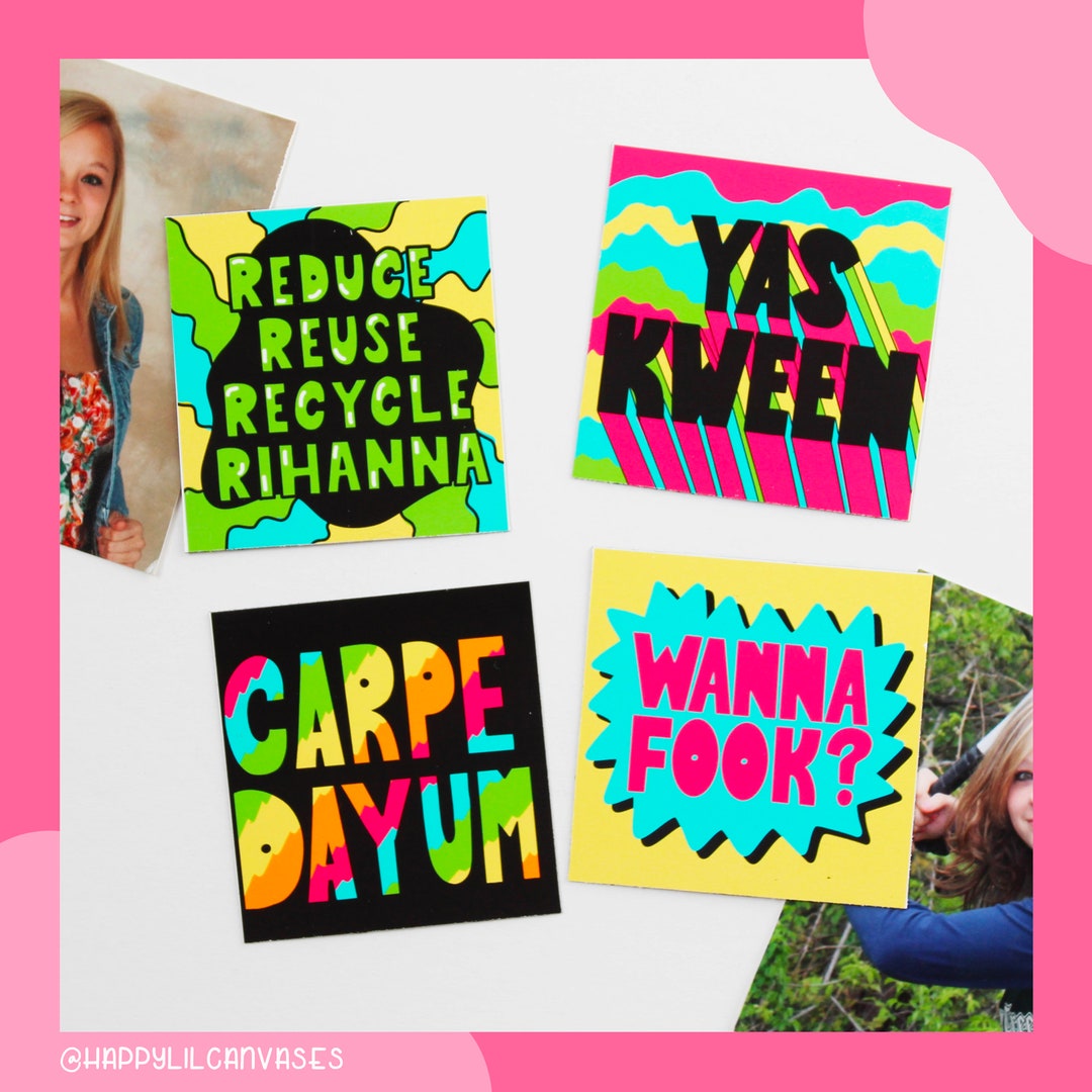 Broad City Magnet Set, Quote Fan Art Magnets, Carpe Dayum, Yas Kween ...
