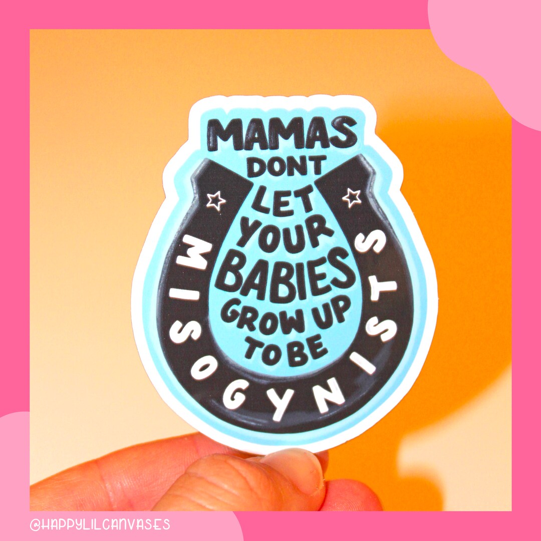 Misogyny Ain't Cowboy Sticker, Leftist Country Fan Decal, Country ...