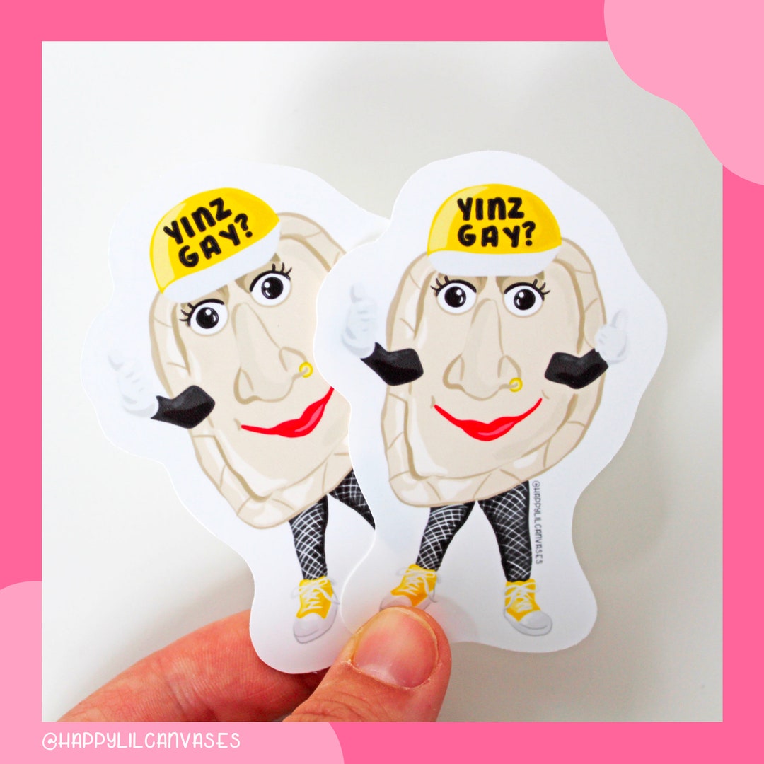 Pgh Pride Pierogi Stickers, Yinz Gay Pittsburgh Pride Decal, Sinkhole ...