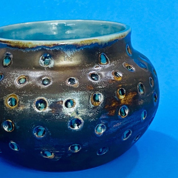 Bowl Ceramic Dimple Pot - Etsy