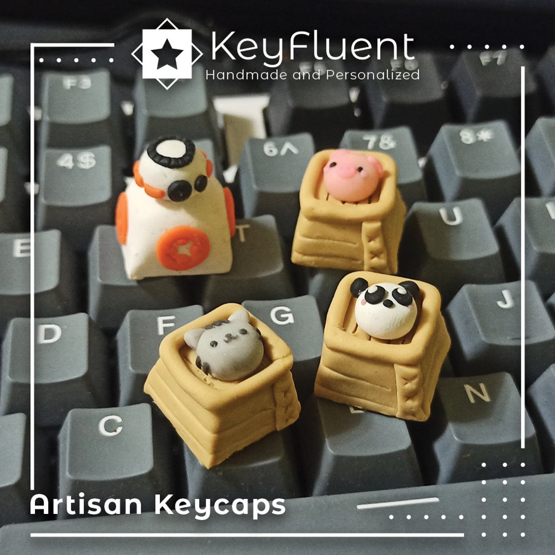 Artisan Keycap Magnetic Dimsum and BB8 Inspired - Etsy