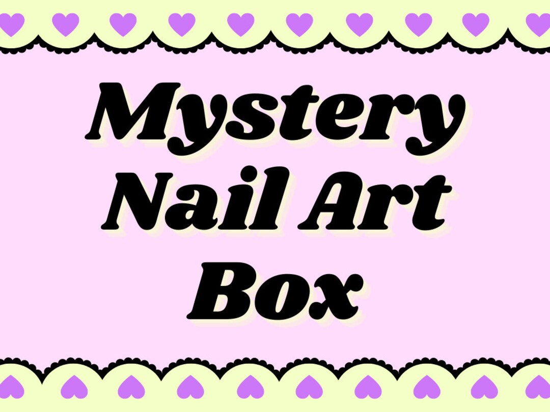 Korean/japanese Style Mystery Nail Art Box Perfect for Techs, Press on ...