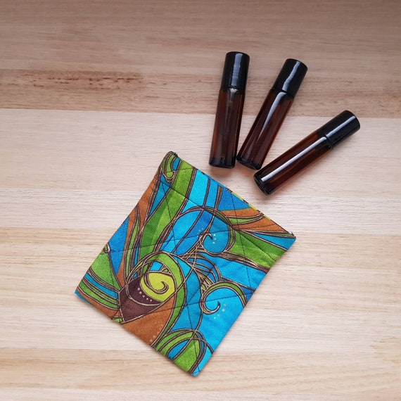 Boho Essential Oil Pouch Essential Oil Roller Pouch | Etsy