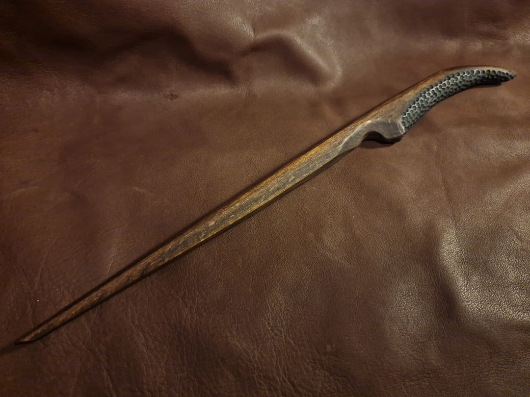 Mage Wand. Grayed and Engraved Beechwood. - Etsy
