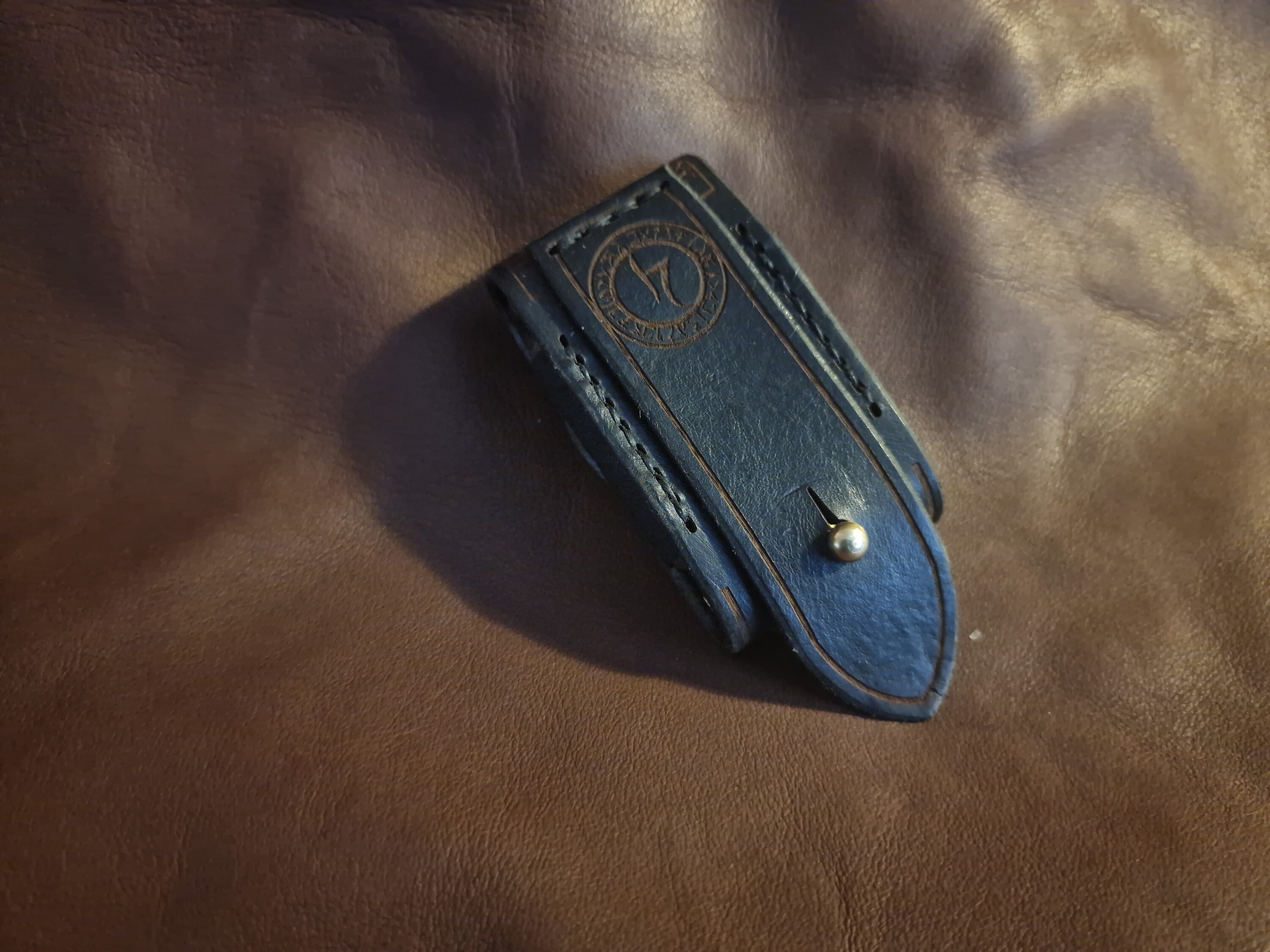 Potions Case With 2 Vials. Hand Stiched in Leather With an Arcane ...