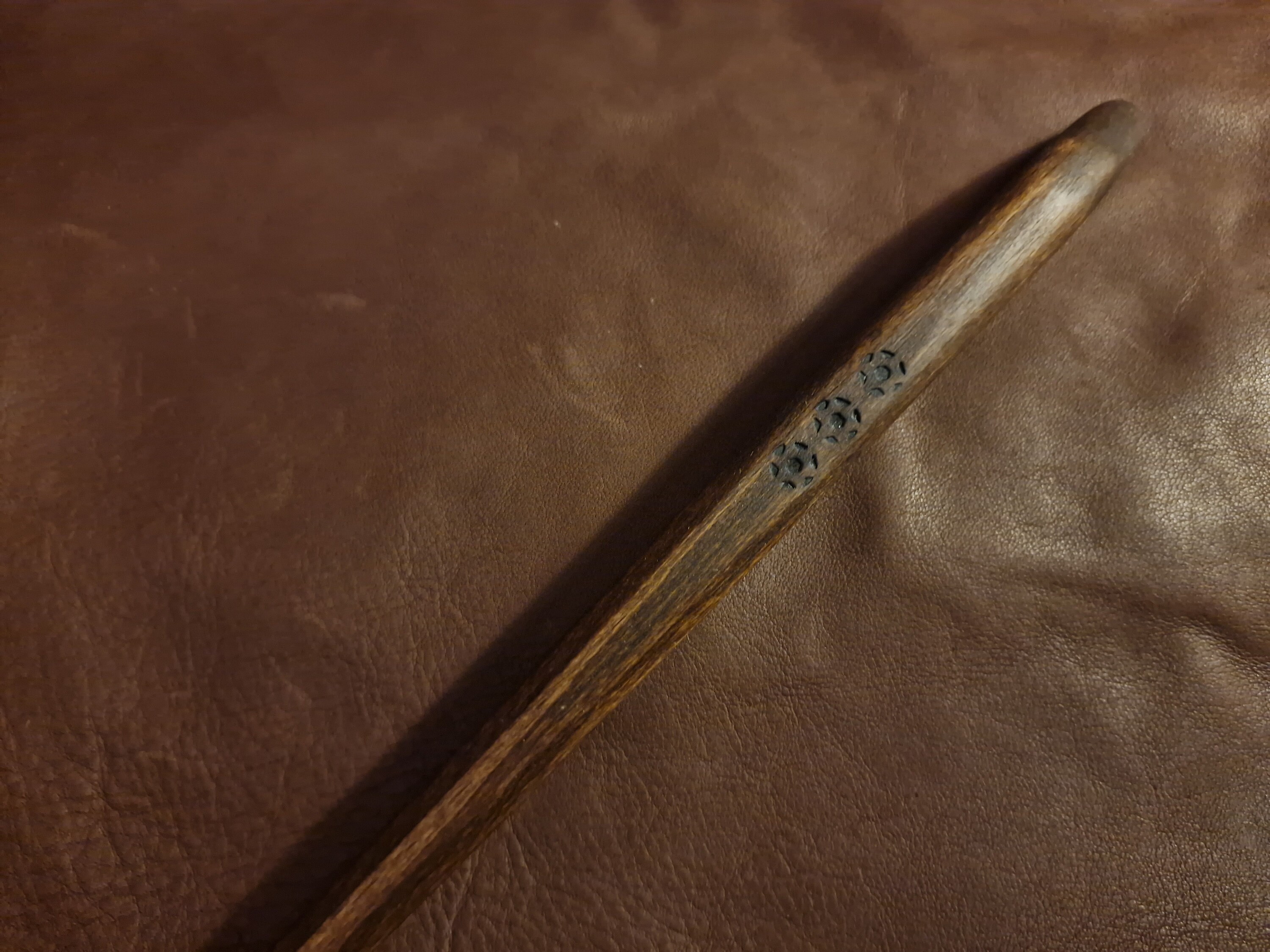 Mage Wand. Grayed and Engraved Beechwood. - Etsy