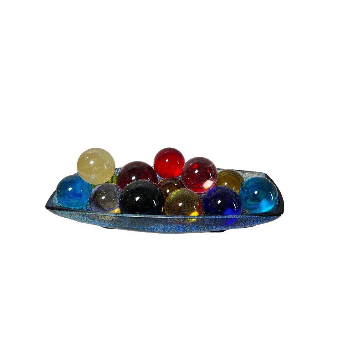 MCM Glass Ball Tray Table Display - Etsy