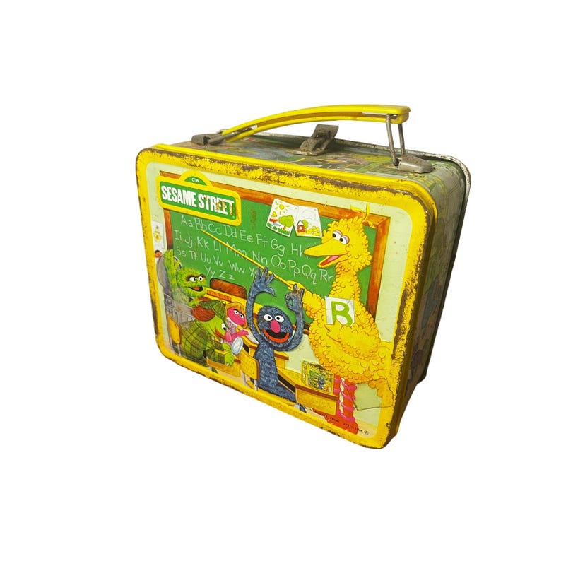 Vintage 1977 Sesame Street Metal Lunchbox by Aladdin Industries - Etsy