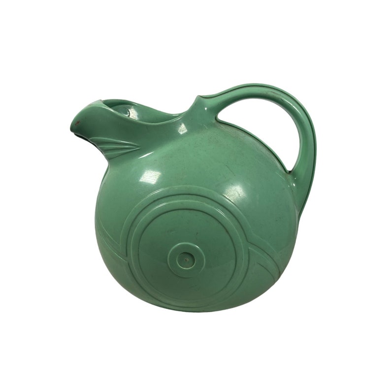 Art Deco Bolta Mint Green Plastic Tilt Ball Water Pitcher - Etsy