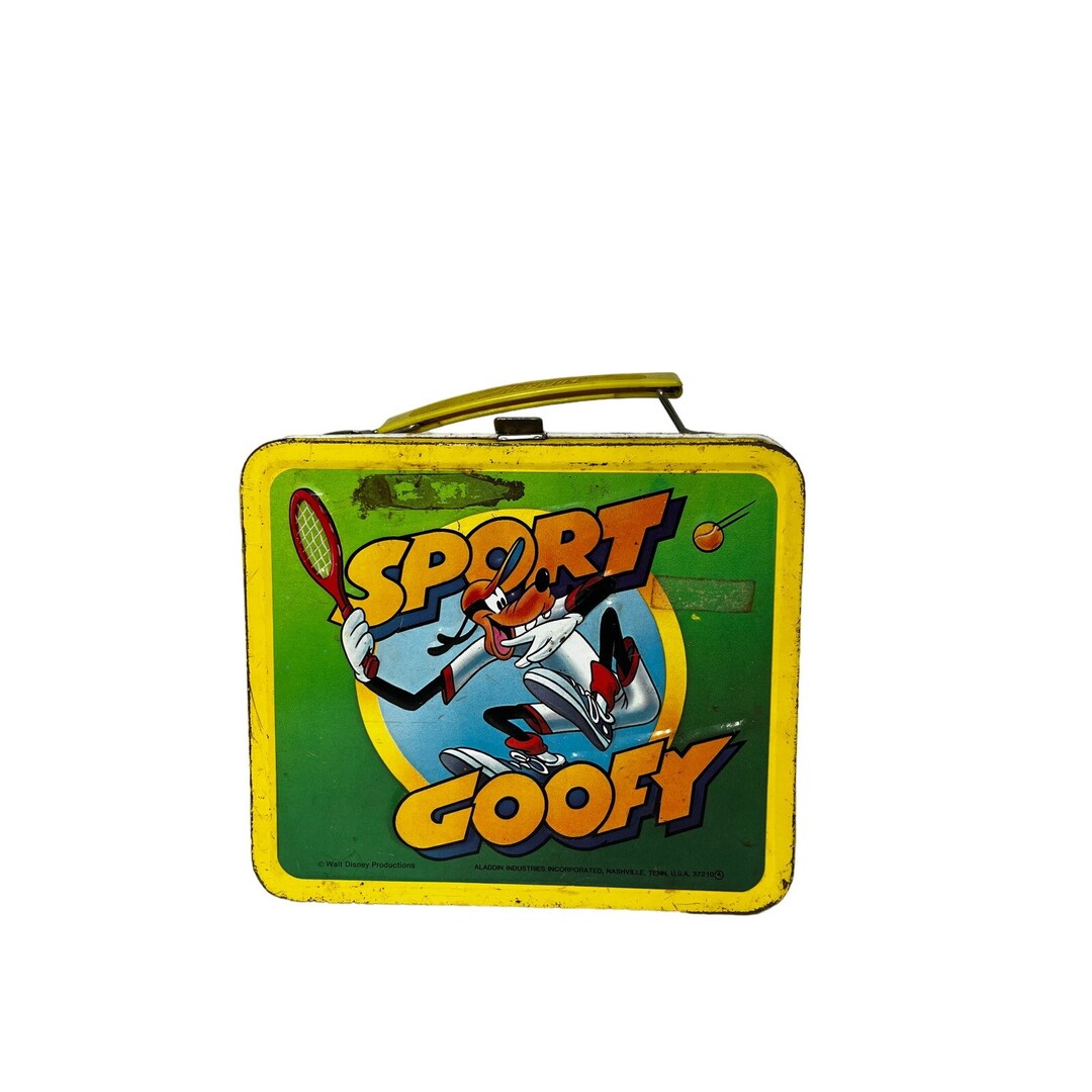 Vintage 1980s SPORT GOOFY Walt Disney Metal Lunch Box - Etsy