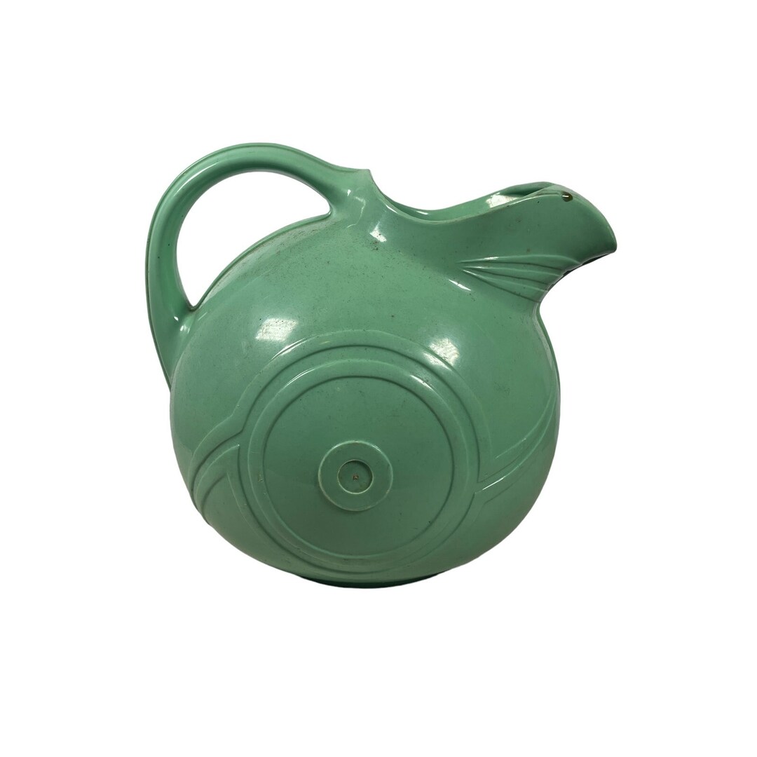 Art Deco Bolta Mint Green Plastic Tilt Ball Water Pitcher - Etsy