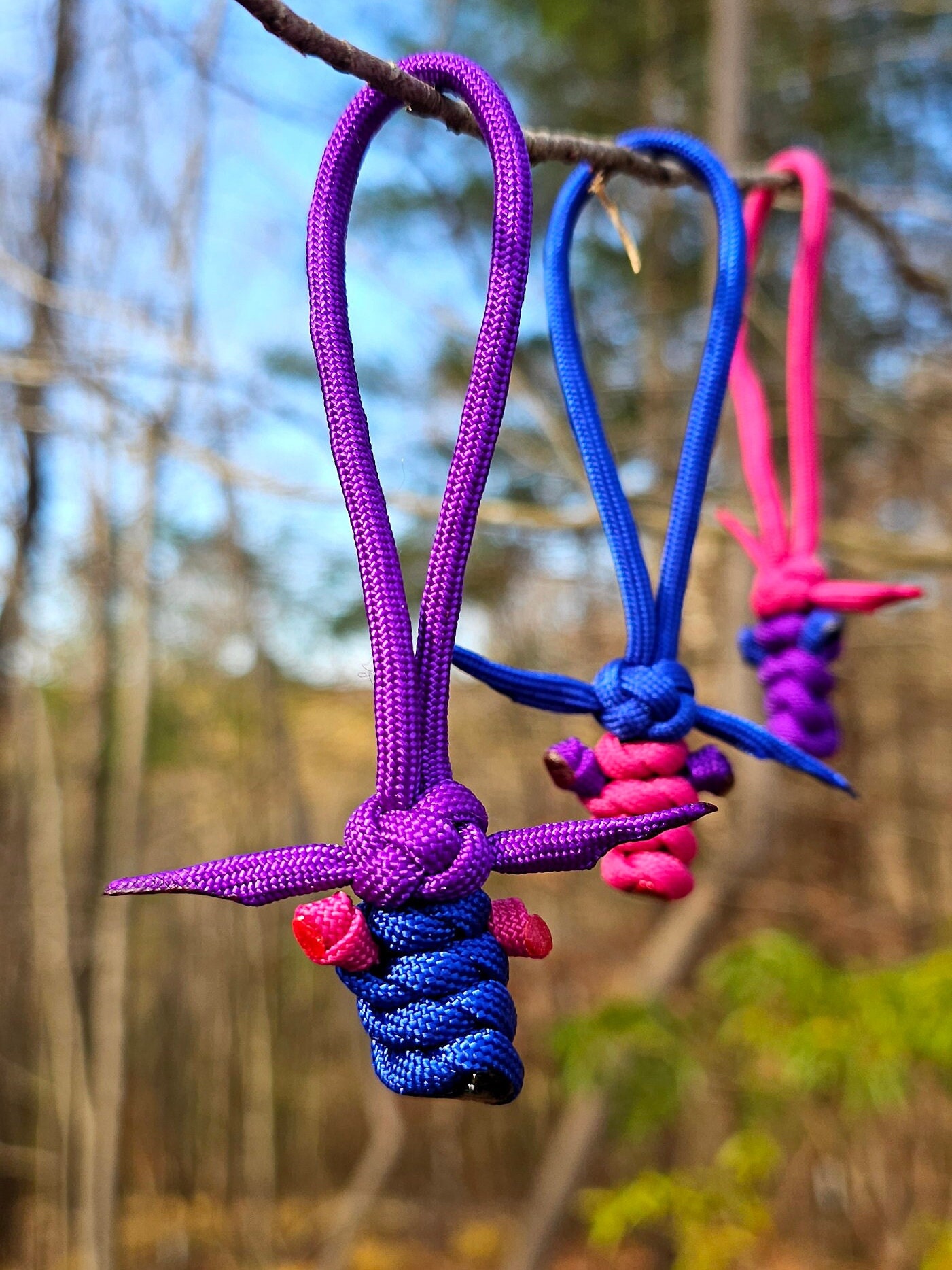 Toyoda Lady Colors Set of 3, Handmade Paracord Baby Yoda the Child Key ...