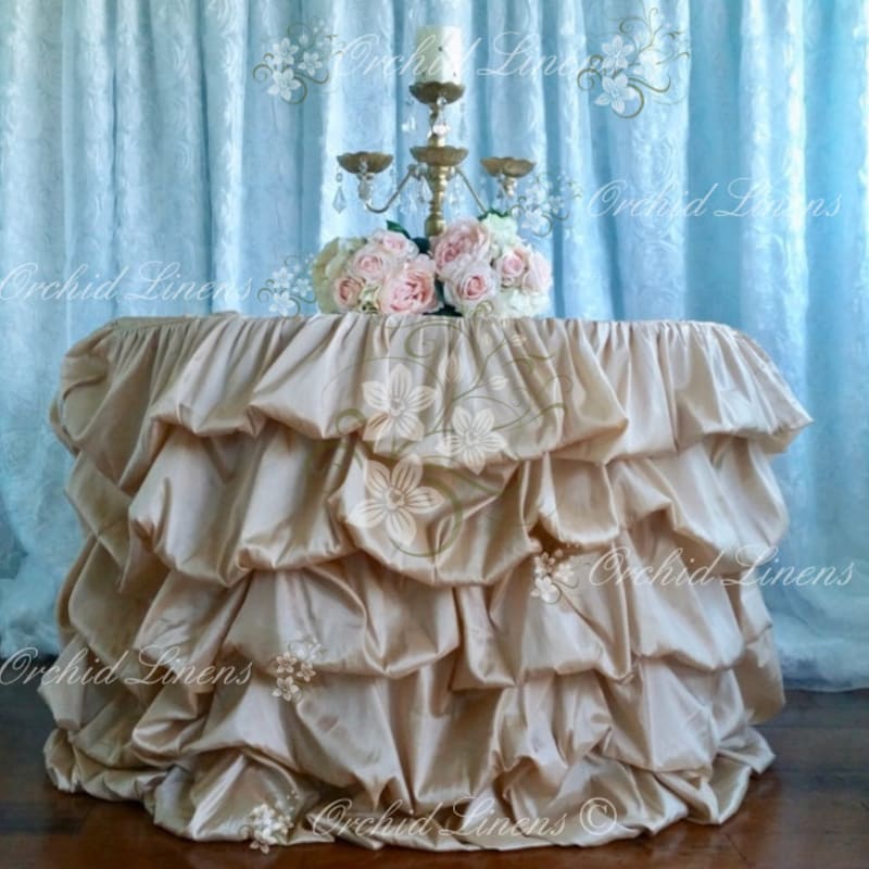 Ruffle Table Cloth - Etsy