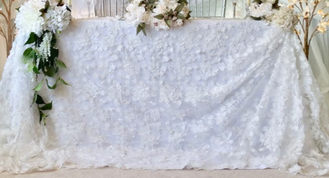 Cherry Blossom Embroidery Overlay, Cherry Blossom Embroidery Tablecloth ...