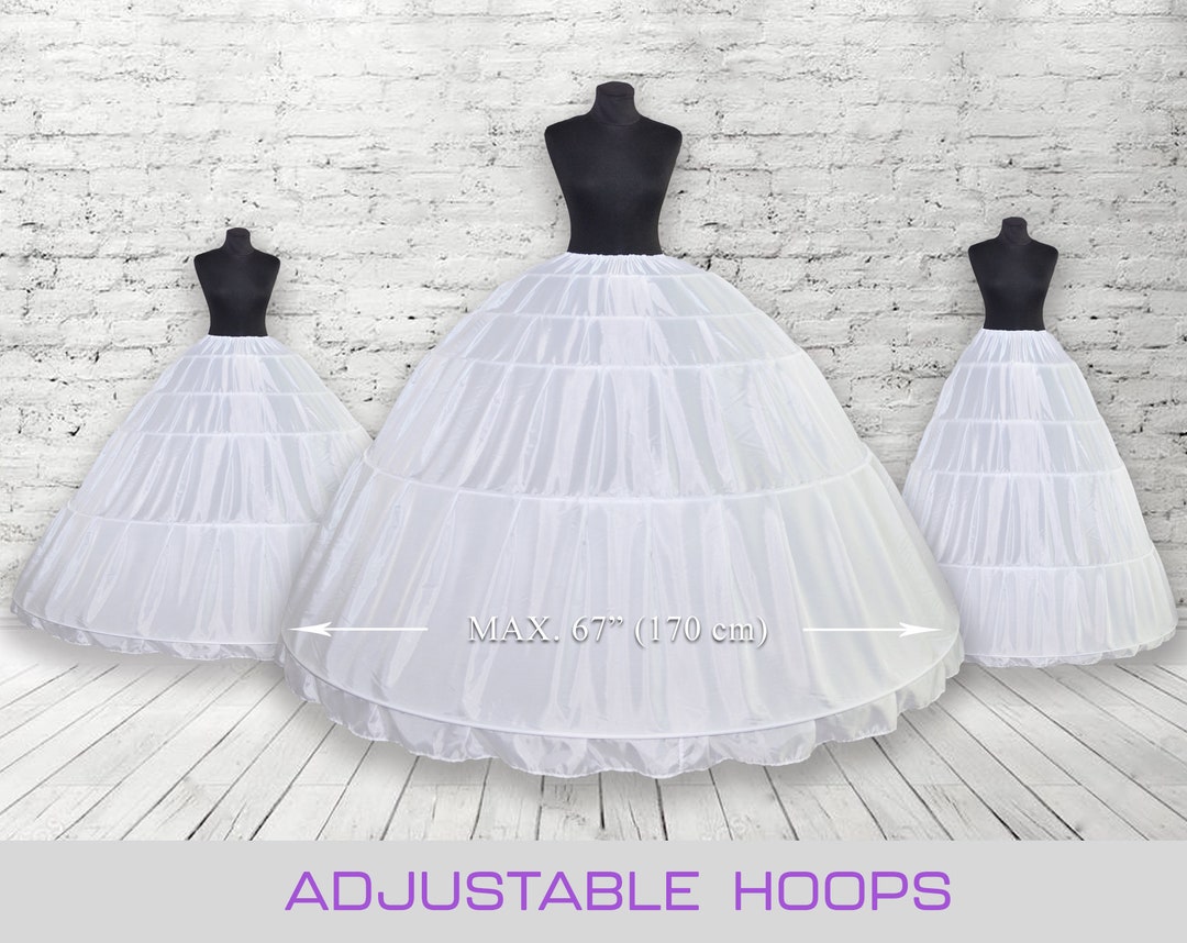 Wedding Crinoline | Hoop Skirt | Ball Gown Skirt | Crinoline Skirt ...