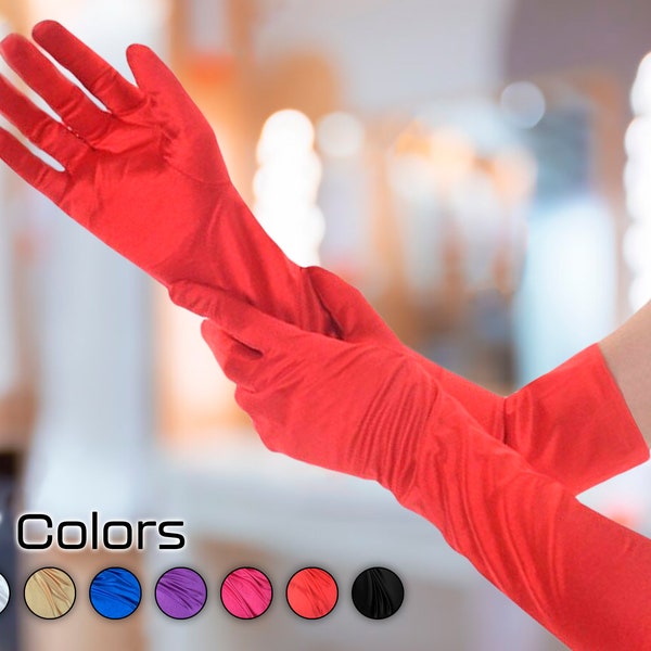 Opera Length Gloves - Etsy