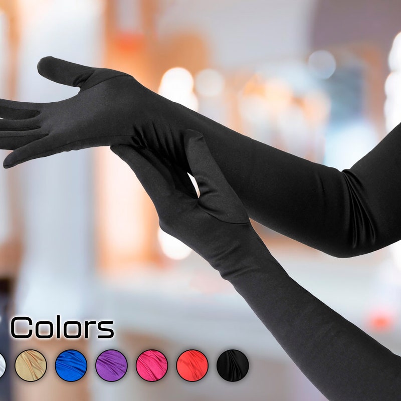 Opera Length Gloves - Etsy