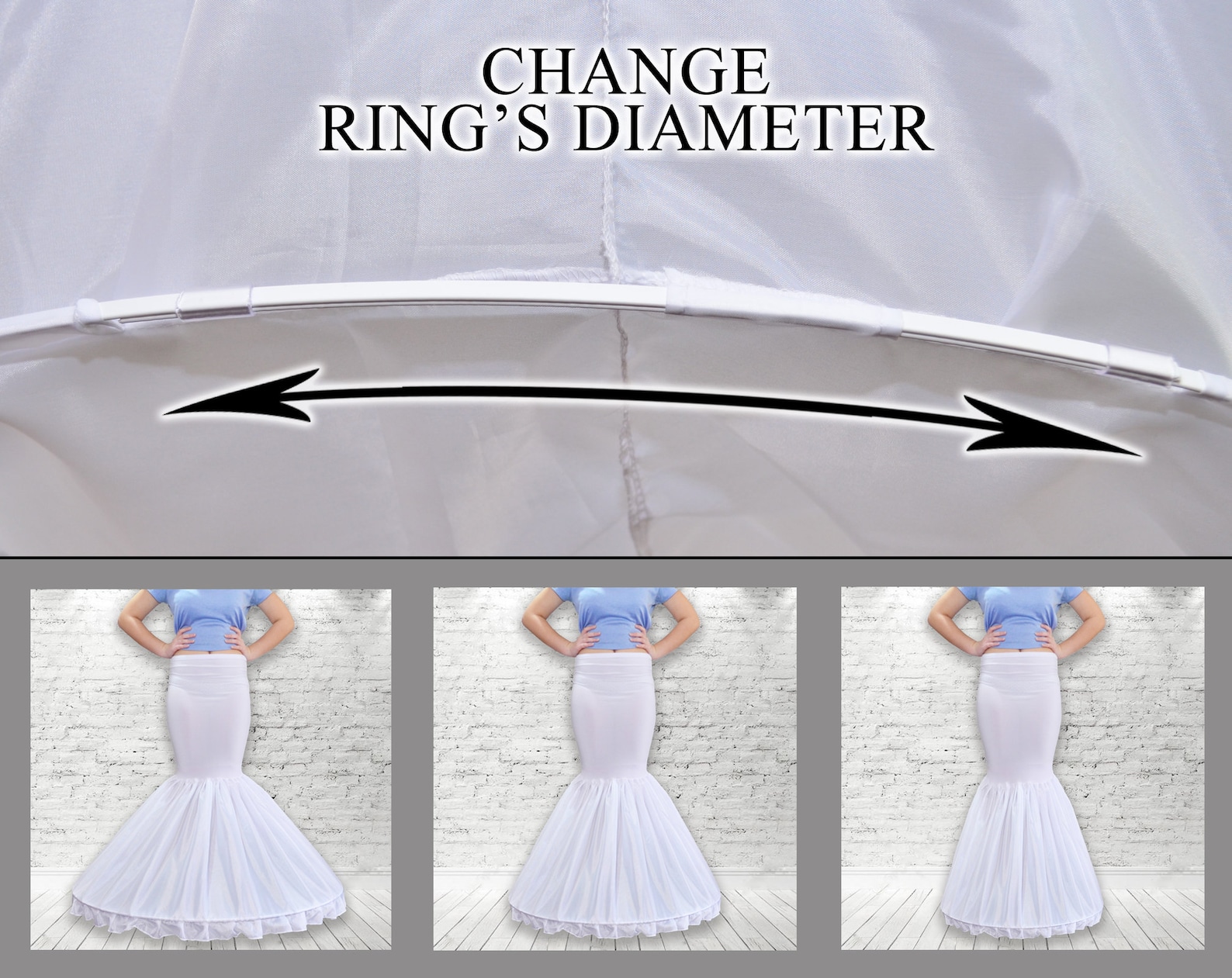 Mermaid Petticoat | Bridal Petticoat | Crinoline Petticoat | Trumpet ...