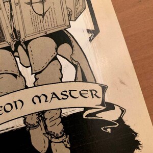 D&D Dungeon Master A6 Fine Art Postcard Print - Etsy