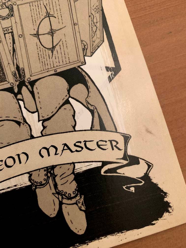 D&D Dungeon Master A6 Fine Art Postcard Print - Etsy