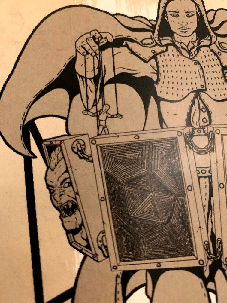 D&D Dungeon Master A6 Fine Art Postcard Print - Etsy