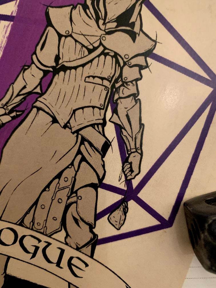 D&D Rogue A6 Fine Art Postcard Print - Etsy