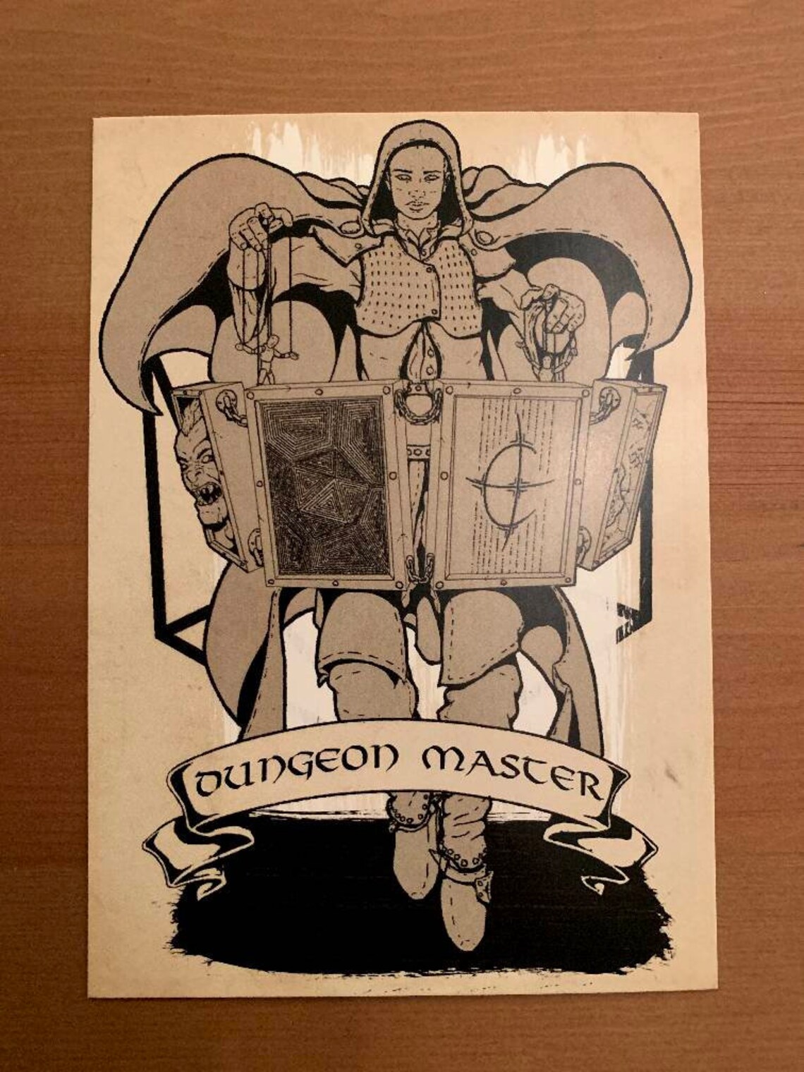 D&D Dungeon Master A6 Fine Art Postcard Print - Etsy