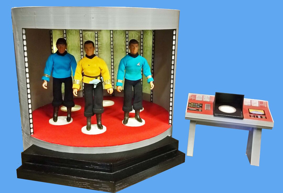 Star Trek TOS Inspired Mego Scaled Transporter and Console - Etsy
