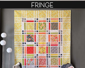 Fringe, Quilt Pattern by Robin Pickens, Layer Cake Quilt Pattern - Etsy
