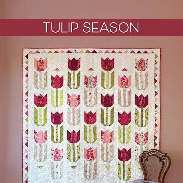 Tulip Quilt Pattern - Etsy