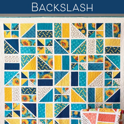 BACKSLASH Quilt Pattern digital PDF by Robin Pickens in | Etsy