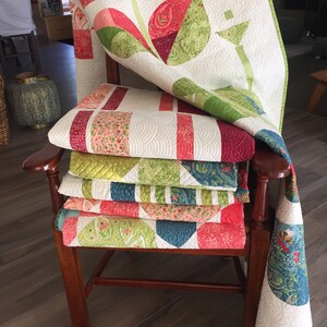 Quilt Pattern Digital PDF of BEANSTALK by Robin Pickens/ Lap, Large ...