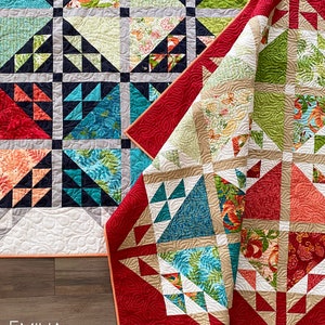 Quilt Pattern (digital Download PDF) of EMILIA Quilt by Robin Pickens ...