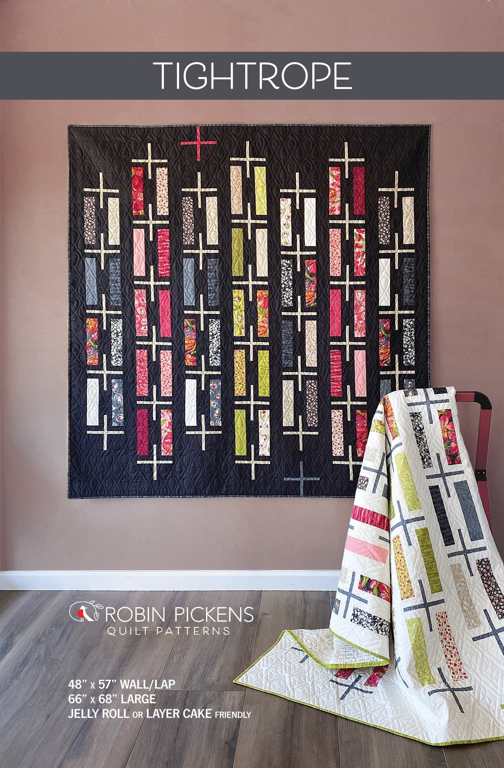 TIGHTROPE Quilt Pattern Digital PDF Download Robin Pickens | Etsy Canada