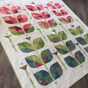 Quilt Pattern Digital PDF of BEANSTALK by Robin Pickens/ Lap, Large ...
