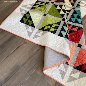 Quilt Pattern (digital Download PDF) of EMILIA Quilt by Robin Pickens ...